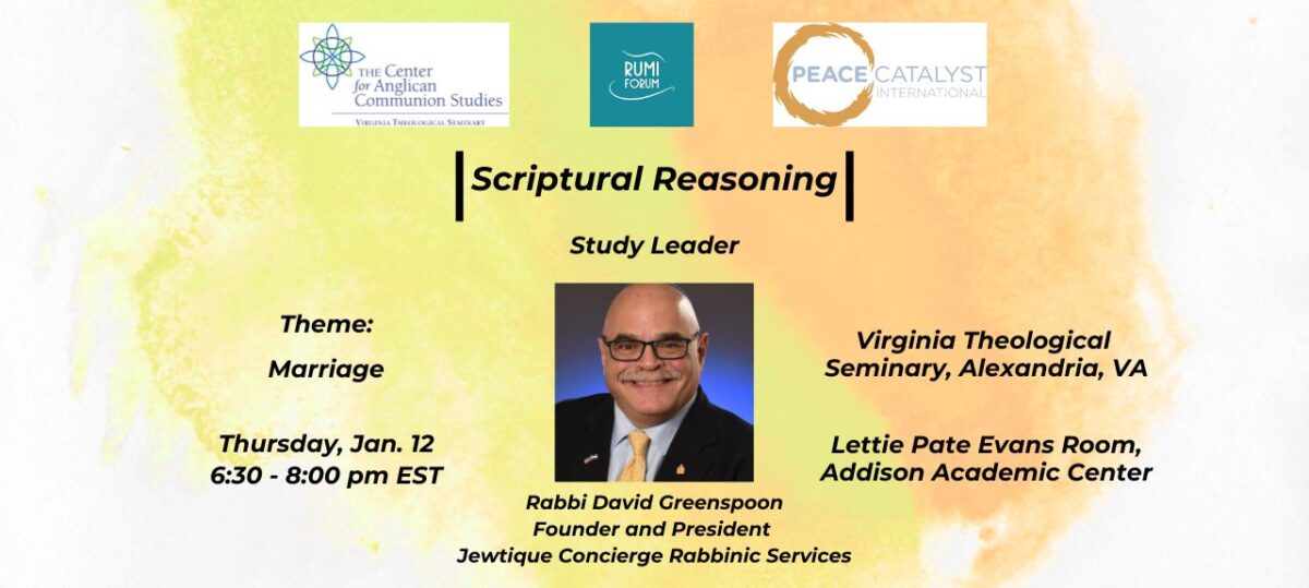 Scriptural Reasoning: "Marriage" | Rumi Forum